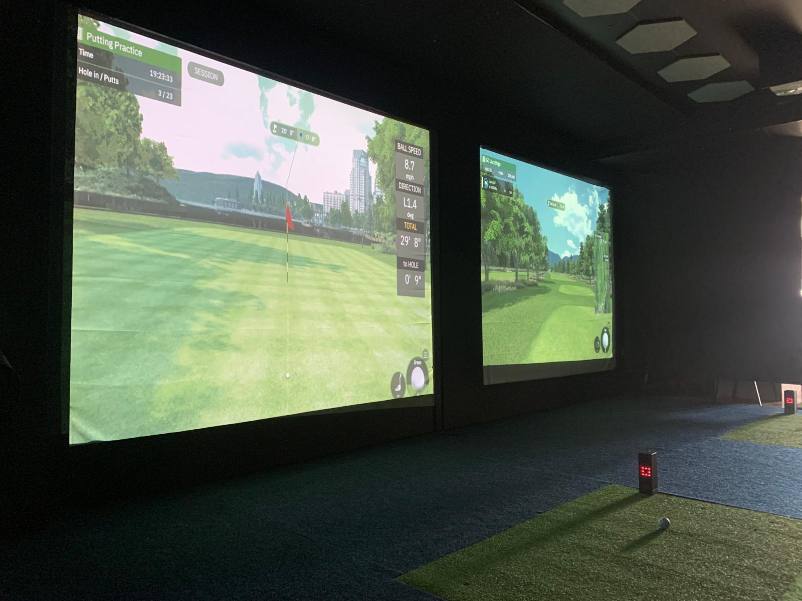 Simulator Booth 1 – Apex Golf